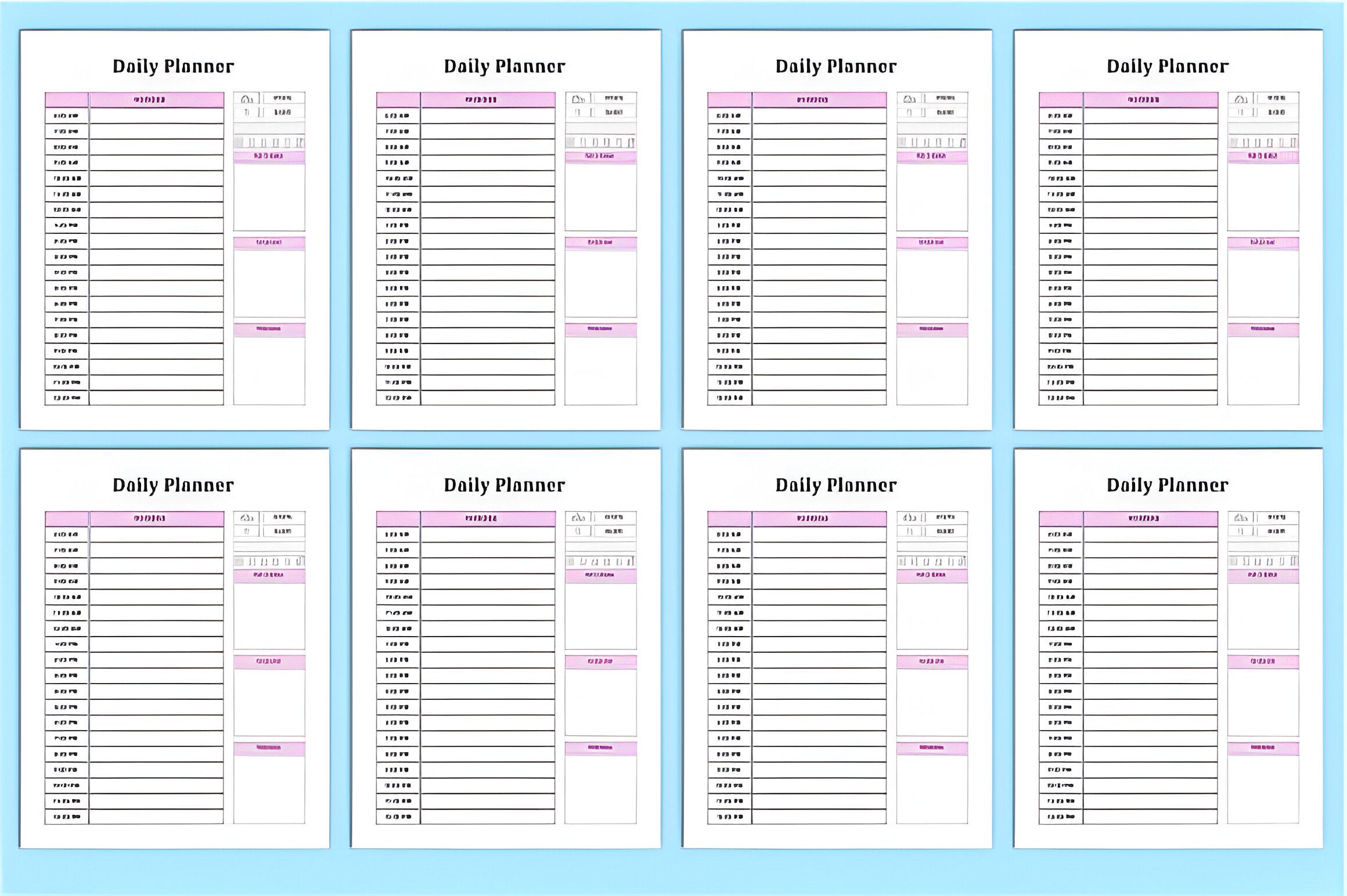 2025 Daily Planner 365 Day Printable Canva Template, Editable Planner ...