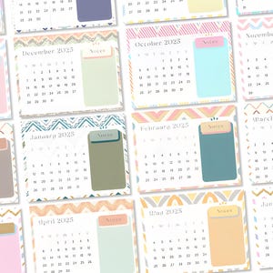 2025 Year Calendar Printable Landscape, Minimalist Wall and Desk ...