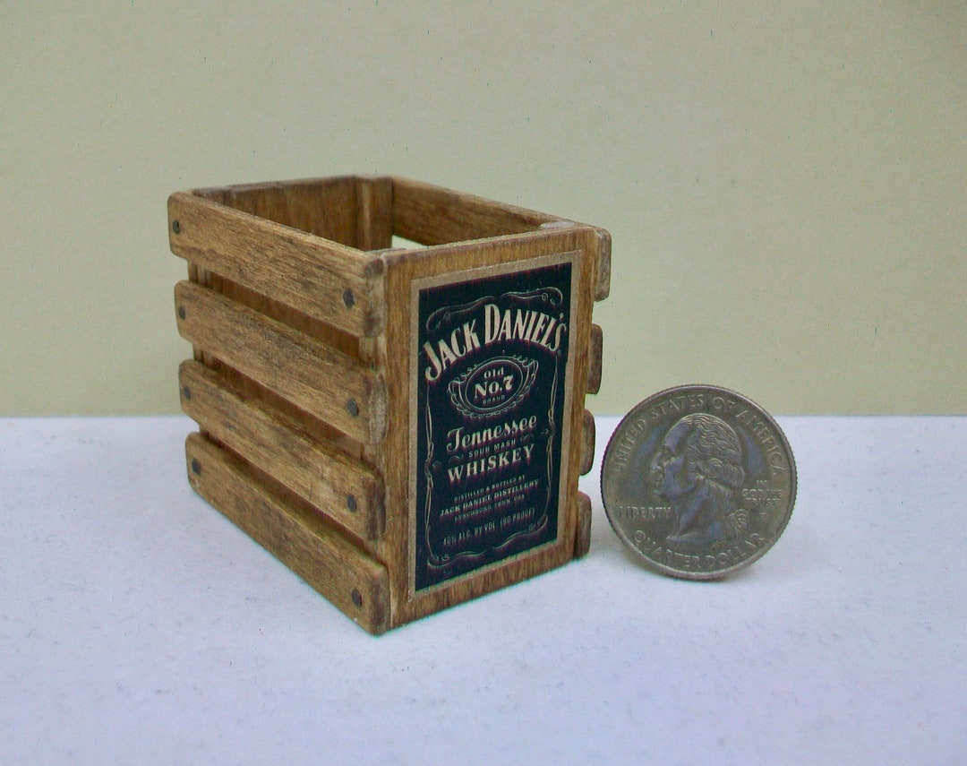 Mini Crate - Jack Daniel's 1:12 Scale - Etsy