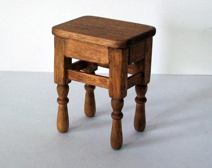 Miniature Table Golden Oak one Inch Scale - Etsy