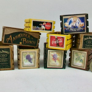 Mini Crate Jack Daniel's 1:12 Scale - Etsy