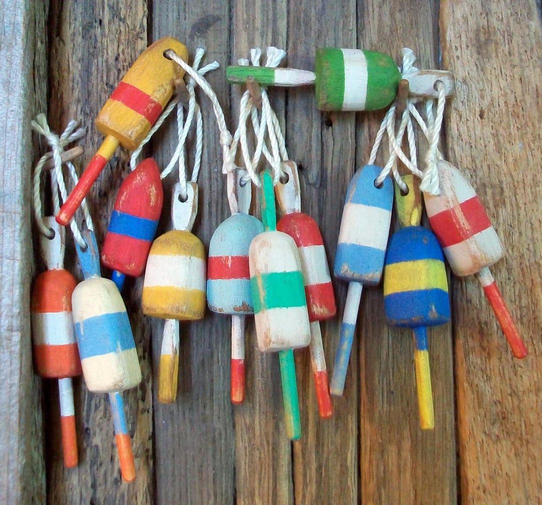 12 Dollhouse Scale Lobster Buoys 1:12 Scale - Etsy