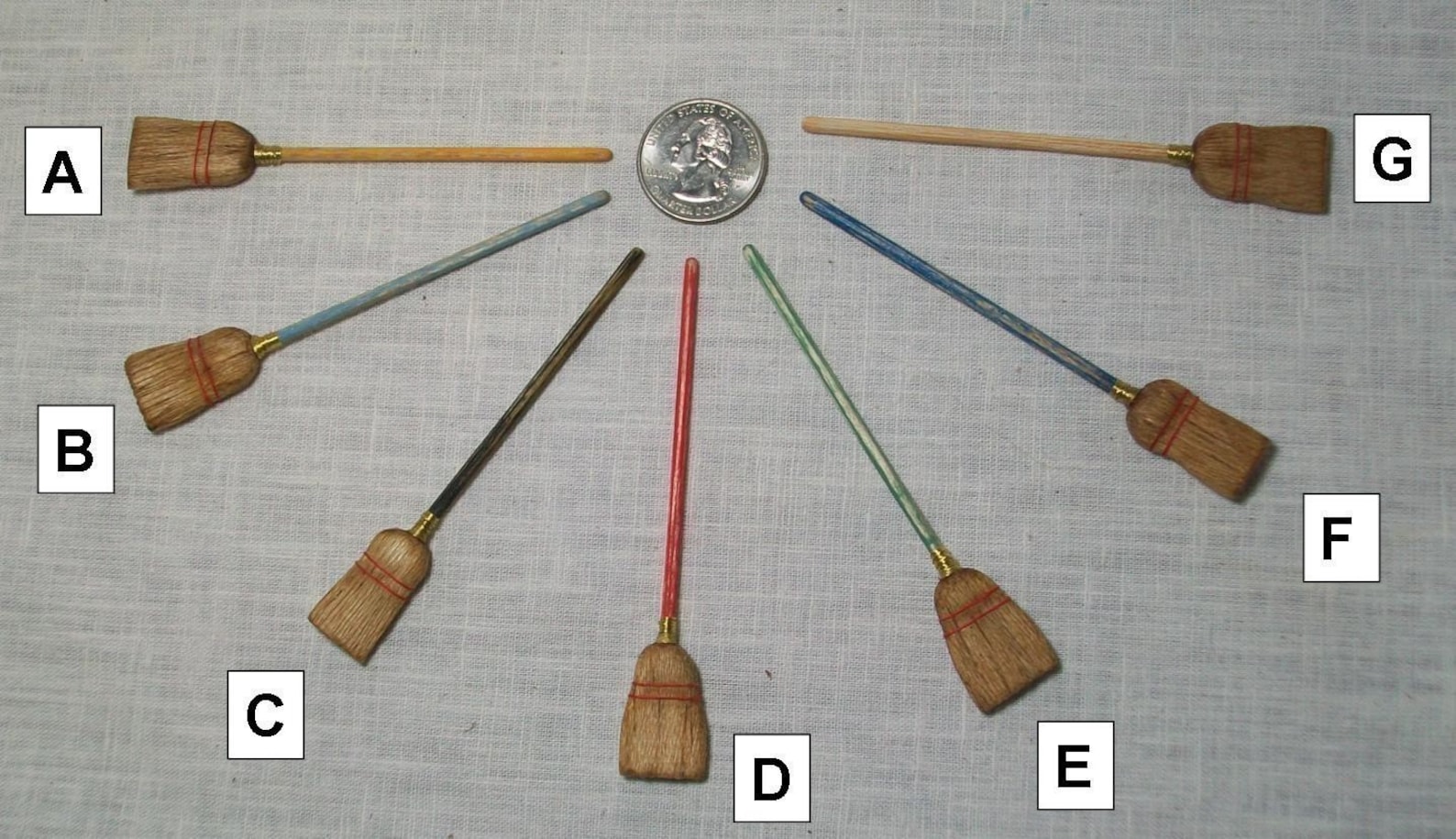 Miniature Broom 1:12 Scale - Etsy