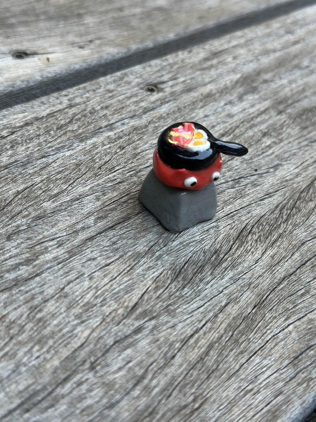 Calcifer Keycap for Mechanical Keyboard, Polymer Clay Keycap - Etsy