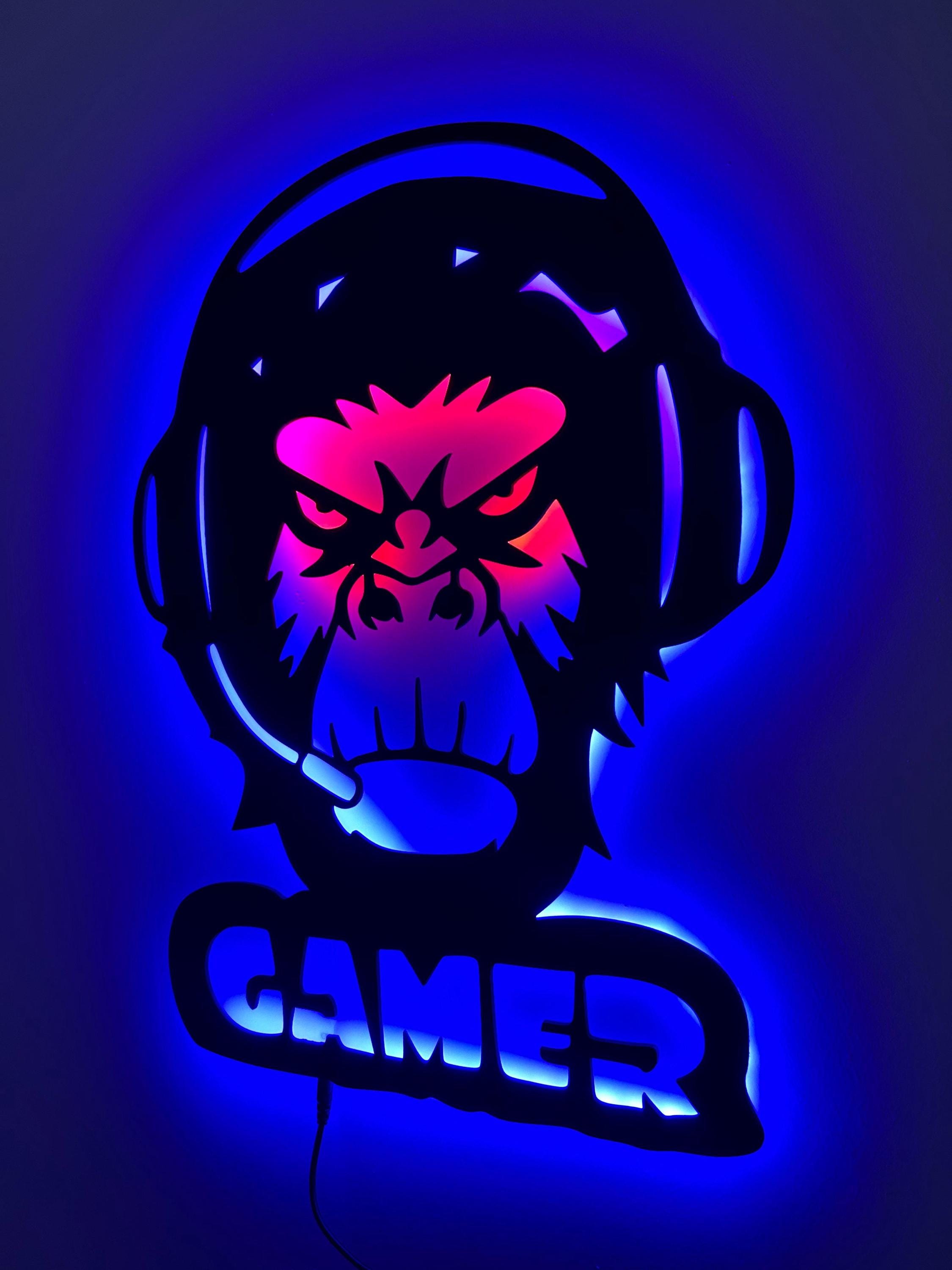 Gamer Led Sign, Gamer Room Decor, Gaming Zone Decor, Gamer Gift Idea ...