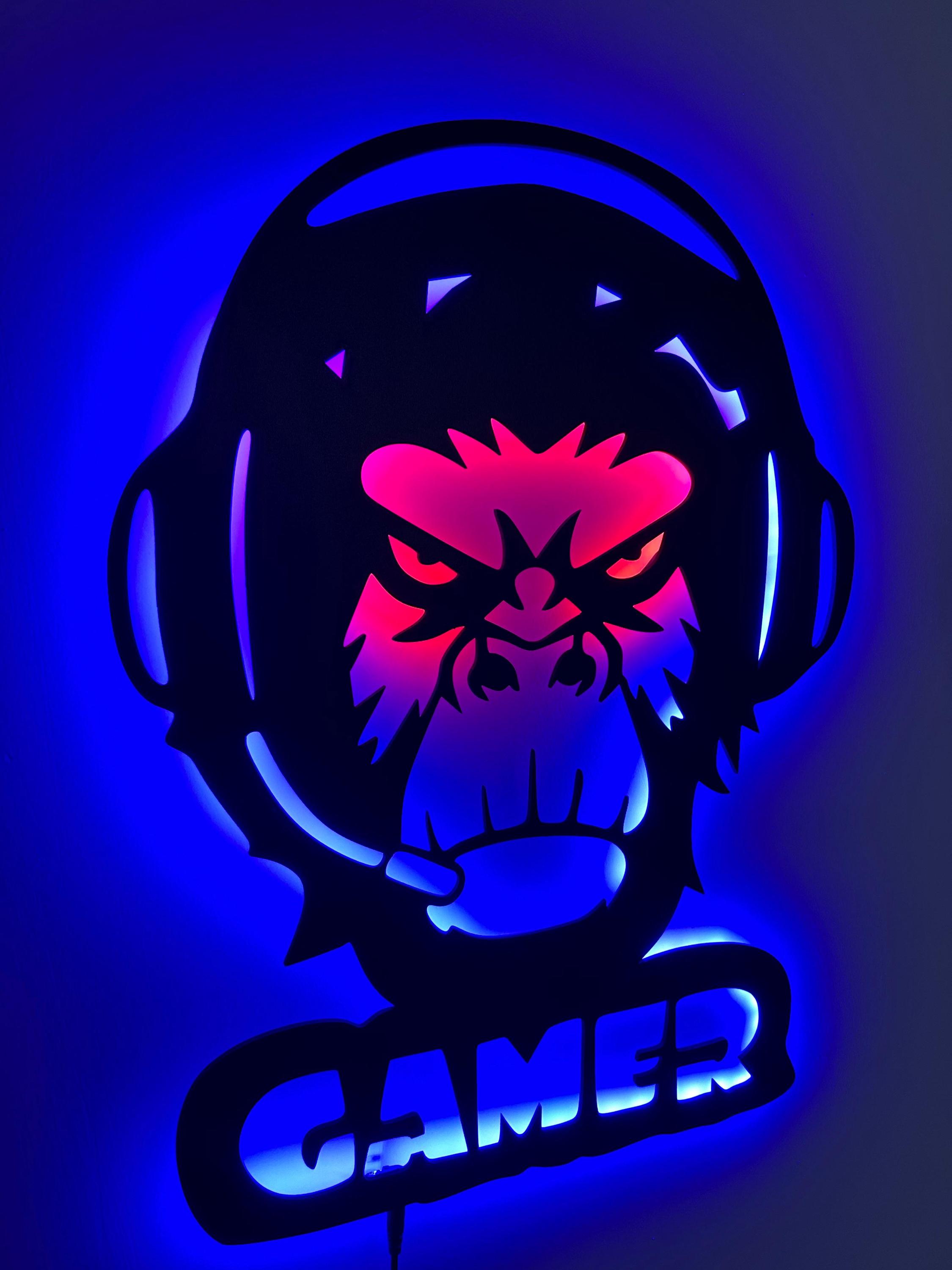 Gamer Led Sign, Gamer Room Decor, Gaming Zone Decor, Gamer Gift Idea ...
