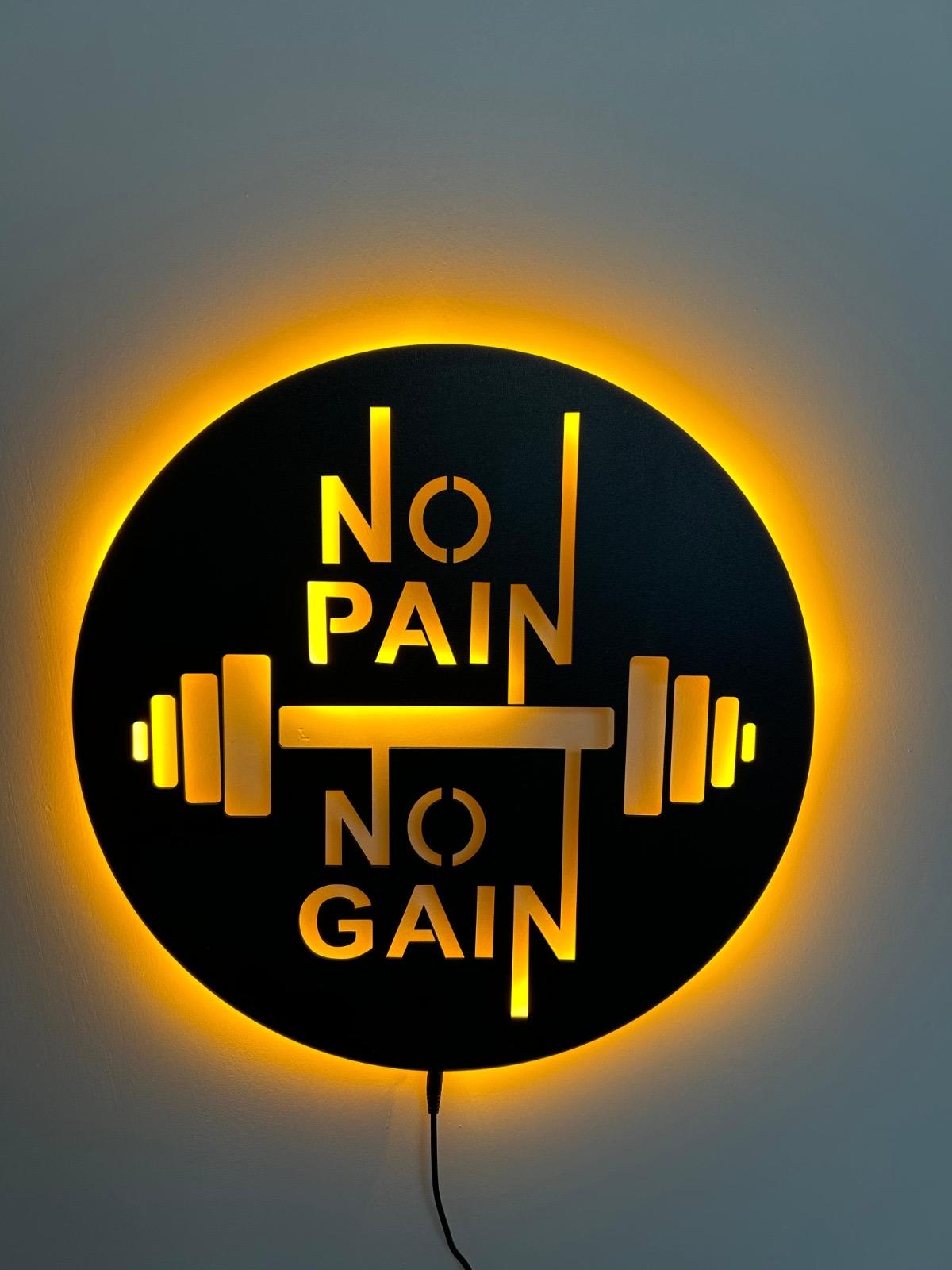 Gym Led Sign, Gym Wall Decor, Fitness Wall Decor, Fitness Decoration ...