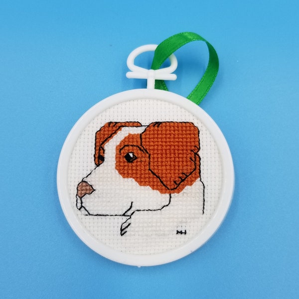 Brittany Spaniel Cross Stitch - Etsy