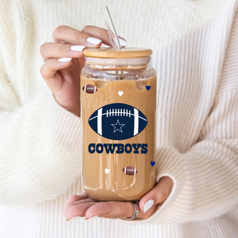 Dallas Cowboys Cup With Lid - Etsy