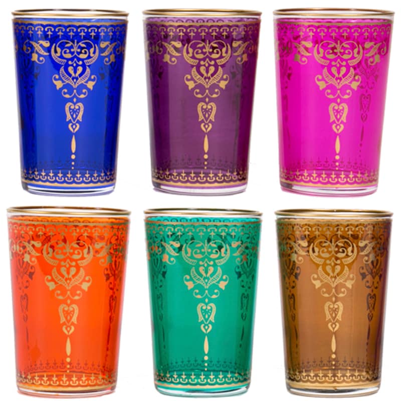 Moroccan Tea Glasses, - Etsy