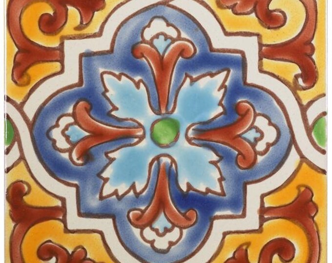 Handmade Moroccan Ceramic Tile 2 Decorative Tile Backsplash Tile ...
