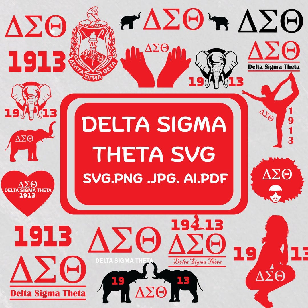 Delta Sigma Theta Svg,1913 Hand Sign Cut Files, Delta Sigma Theta Sign ...