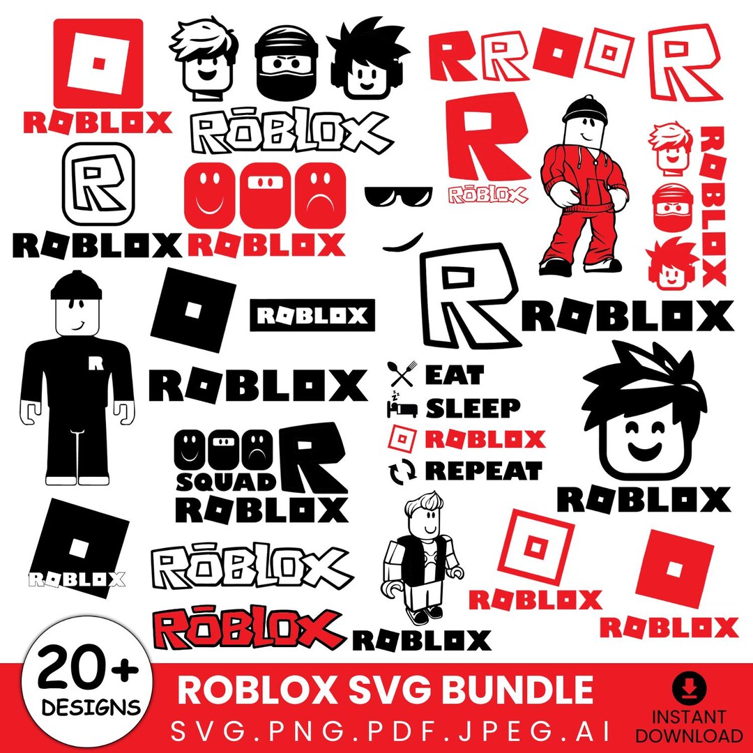 Roblox Svg Bundle,gaming Svg Files for Cricut,roblox Png Bundle,roblox ...