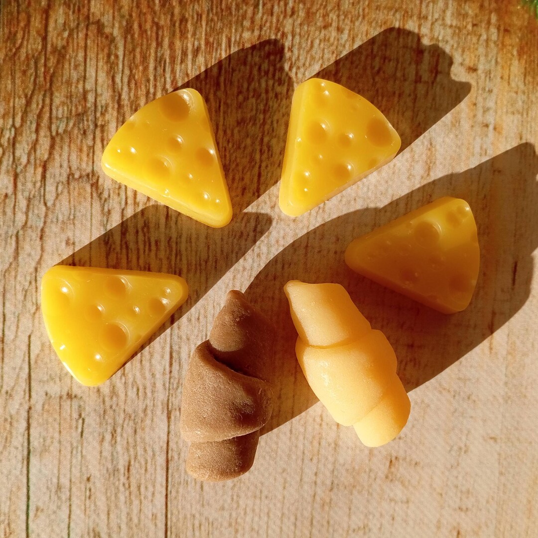 Faux Food Soap Set, Bagel Crescent Soap, Cheese Soap, Chocolate Dessert ...