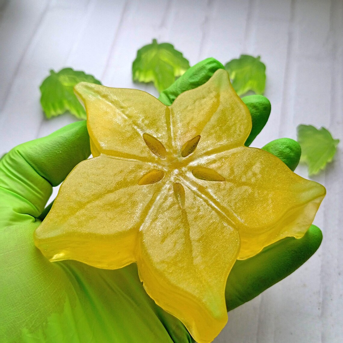 Carambola Soap, Realistic Shaped Exotic Fruit Party Favor, Fake Food ...