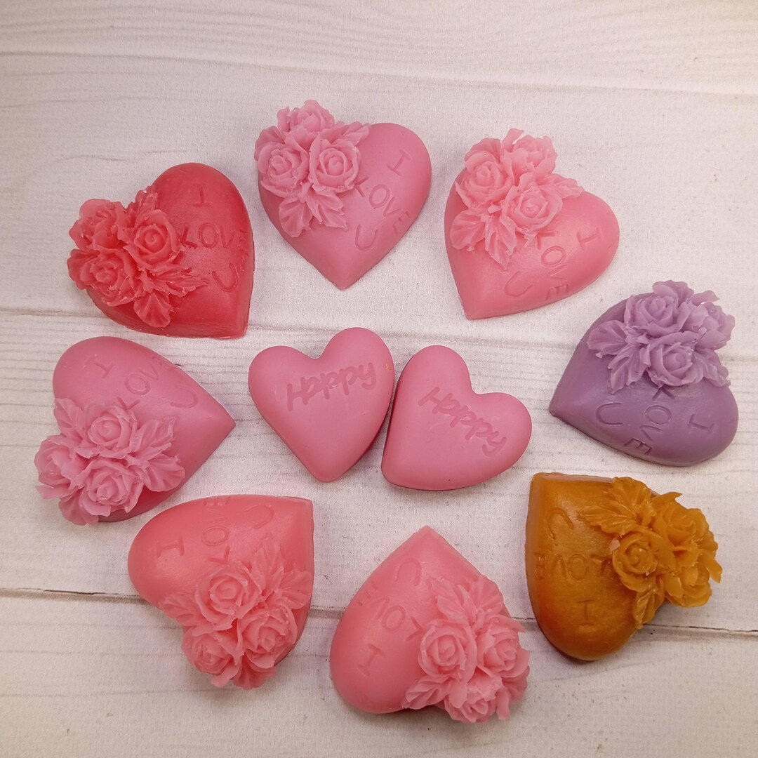 Heart Soap Set, Valentine Day I Love You Heart-shaped Gift Soap Set for ...