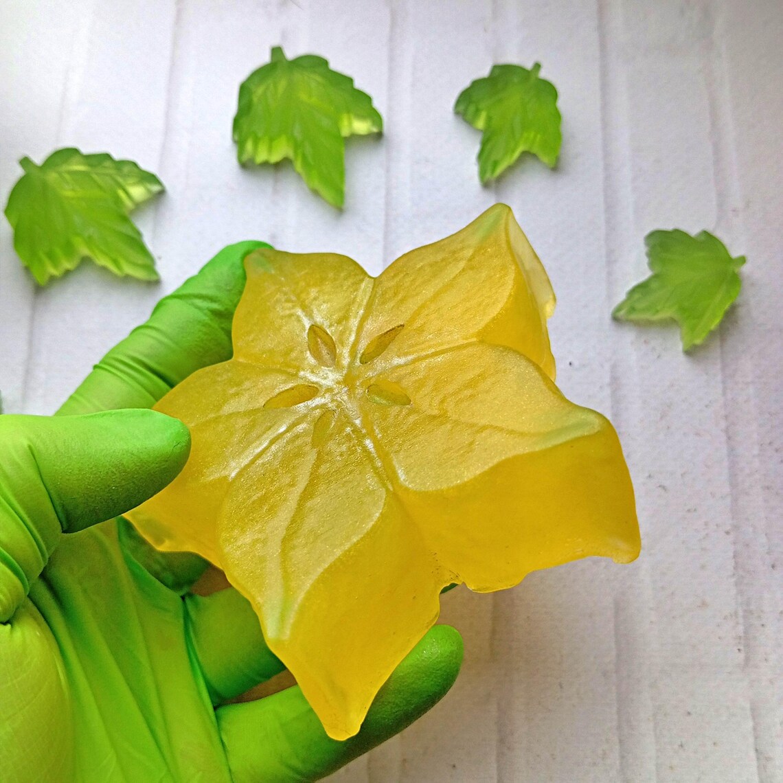 Carambola Soap, Realistic Shaped Exotic Fruit Party Favor, Fake Food ...