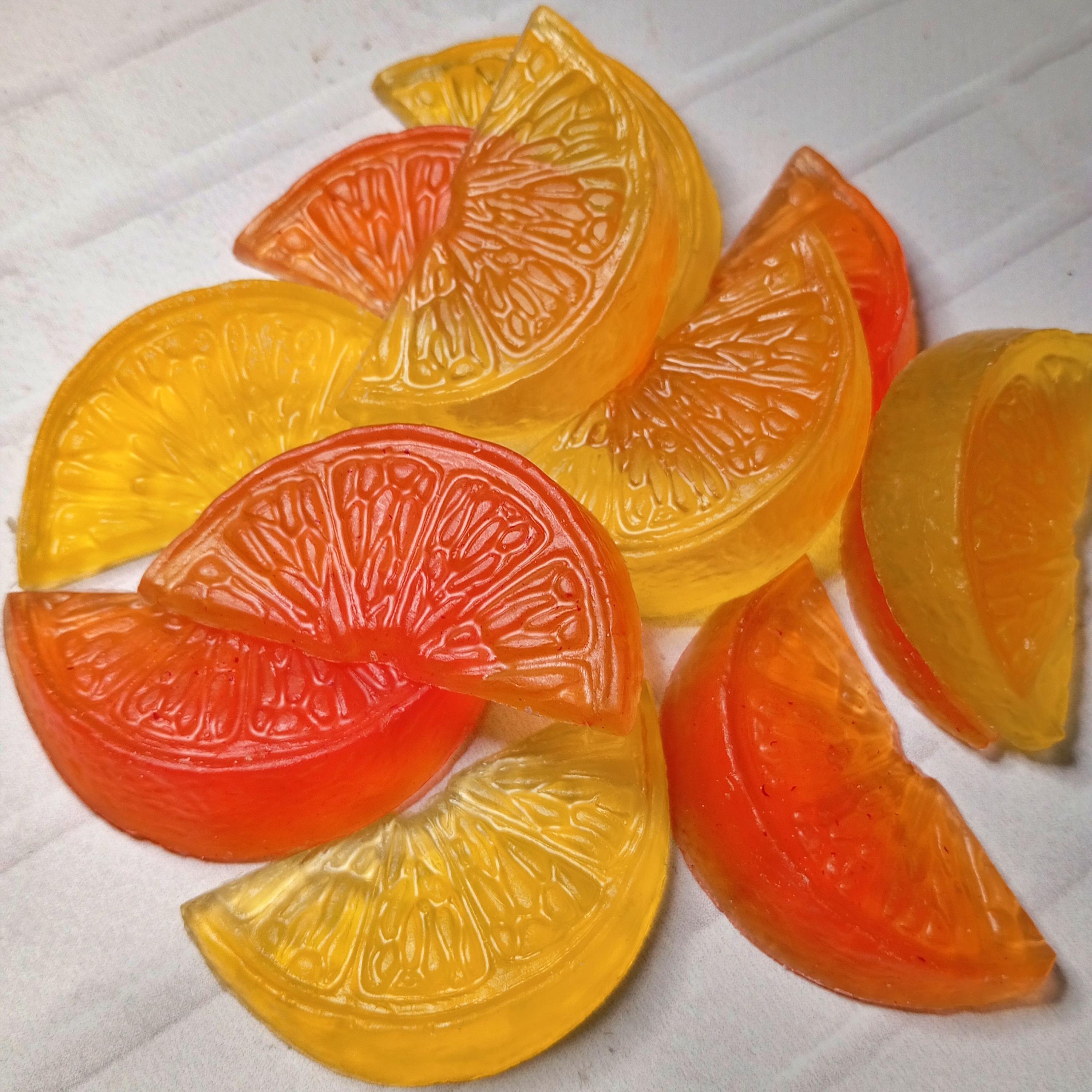12 Citrus Slices Soap Set, Realistic Fruit Shaped Bridal Baby Shower ...