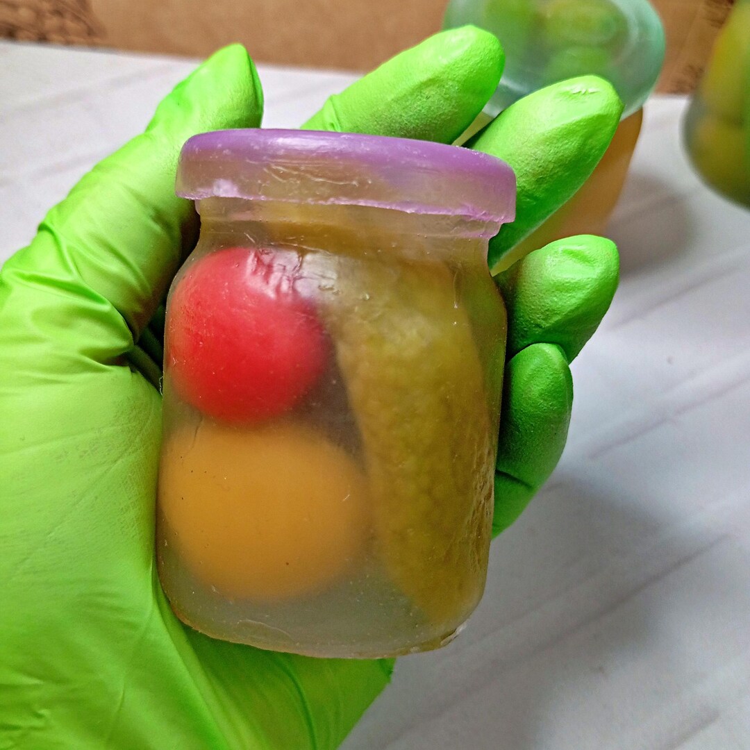 Pickle Soap Jar, Funny Father in Law Gift, Realistic Fake Food Gag ...