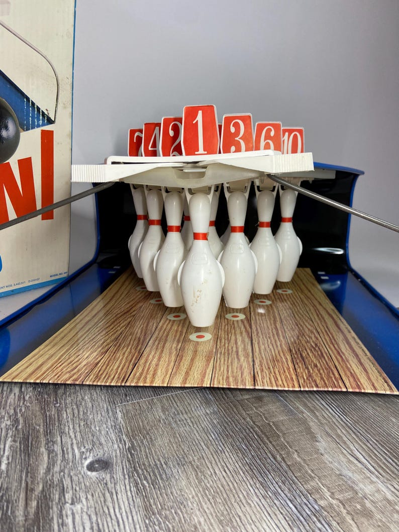 Vintage Retro 1966 Bowling Game - Made by Tudor Metal Bowling Game in ...
