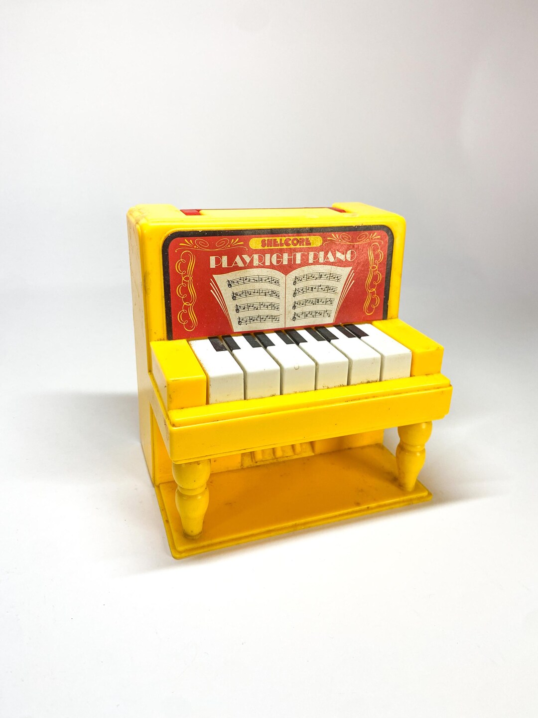 Vintage 1984 MADE in MACAO Shelcore Collectible Retro Play Piano Toy ...