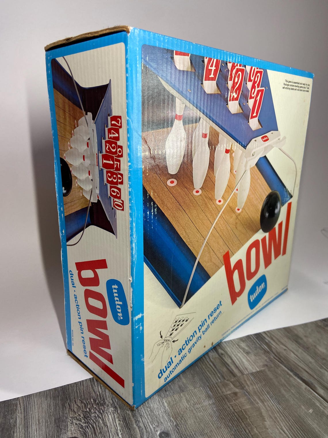 Vintage Retro 1966 Bowling Game - Made by Tudor Metal Bowling Game in ...