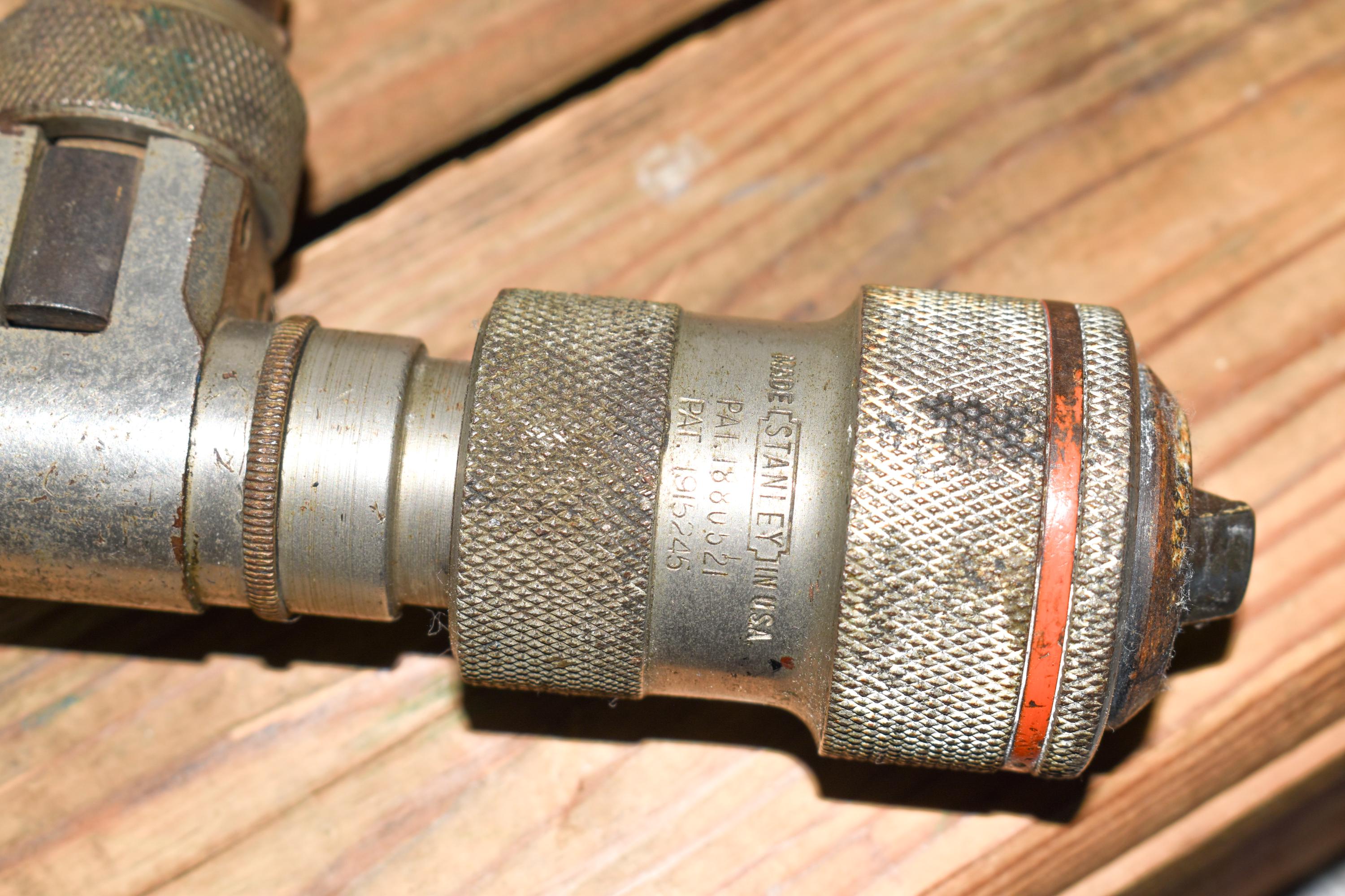 Vintage Hand Crank Bit Brace Drill Wooden Handle Collectible ...
