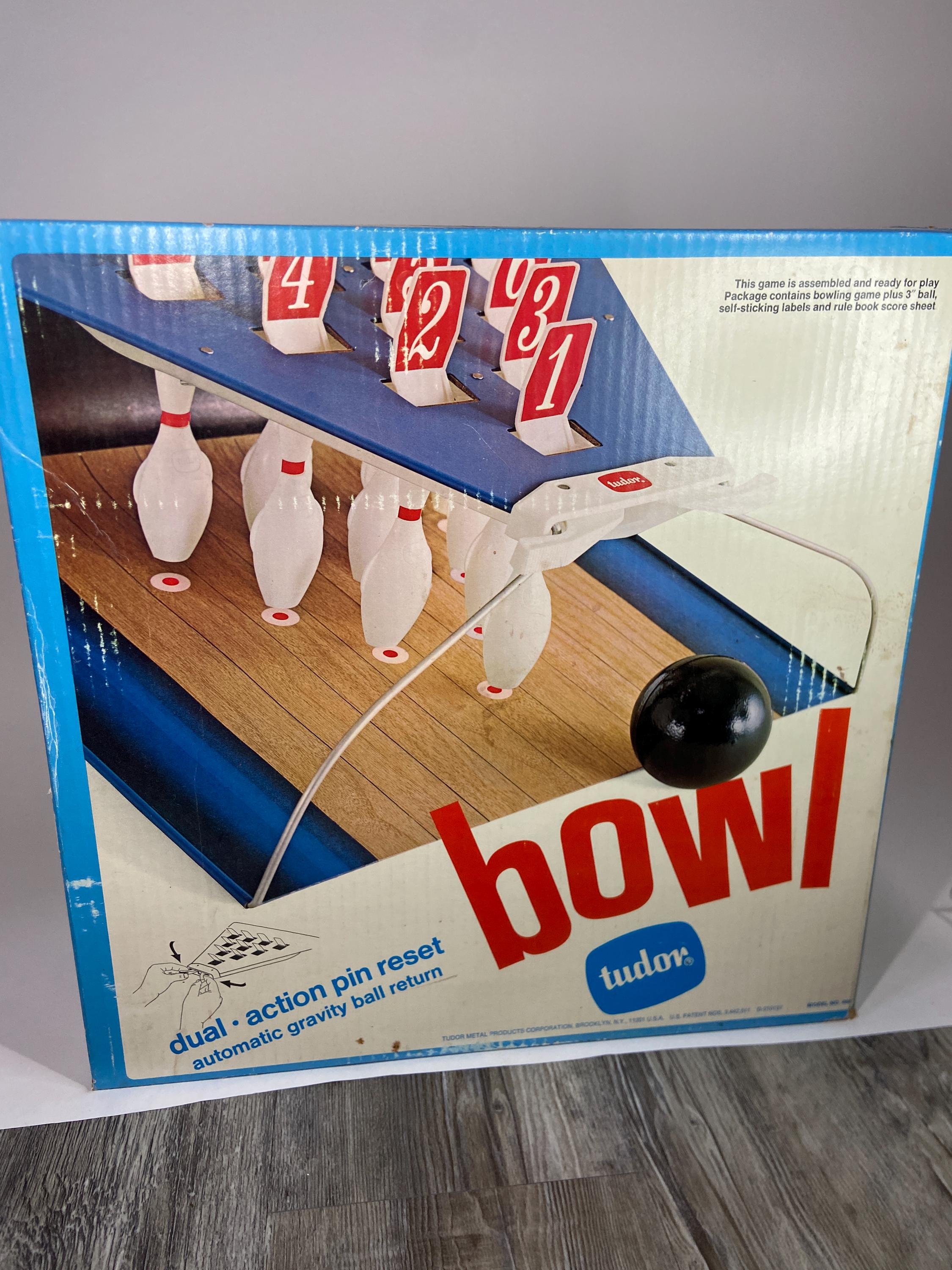 Vintage Retro 1966 Bowling Game - Made by Tudor Metal Bowling Game in ...