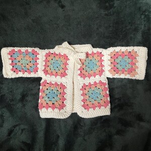 Granny Square Baby Cardigan - Etsy