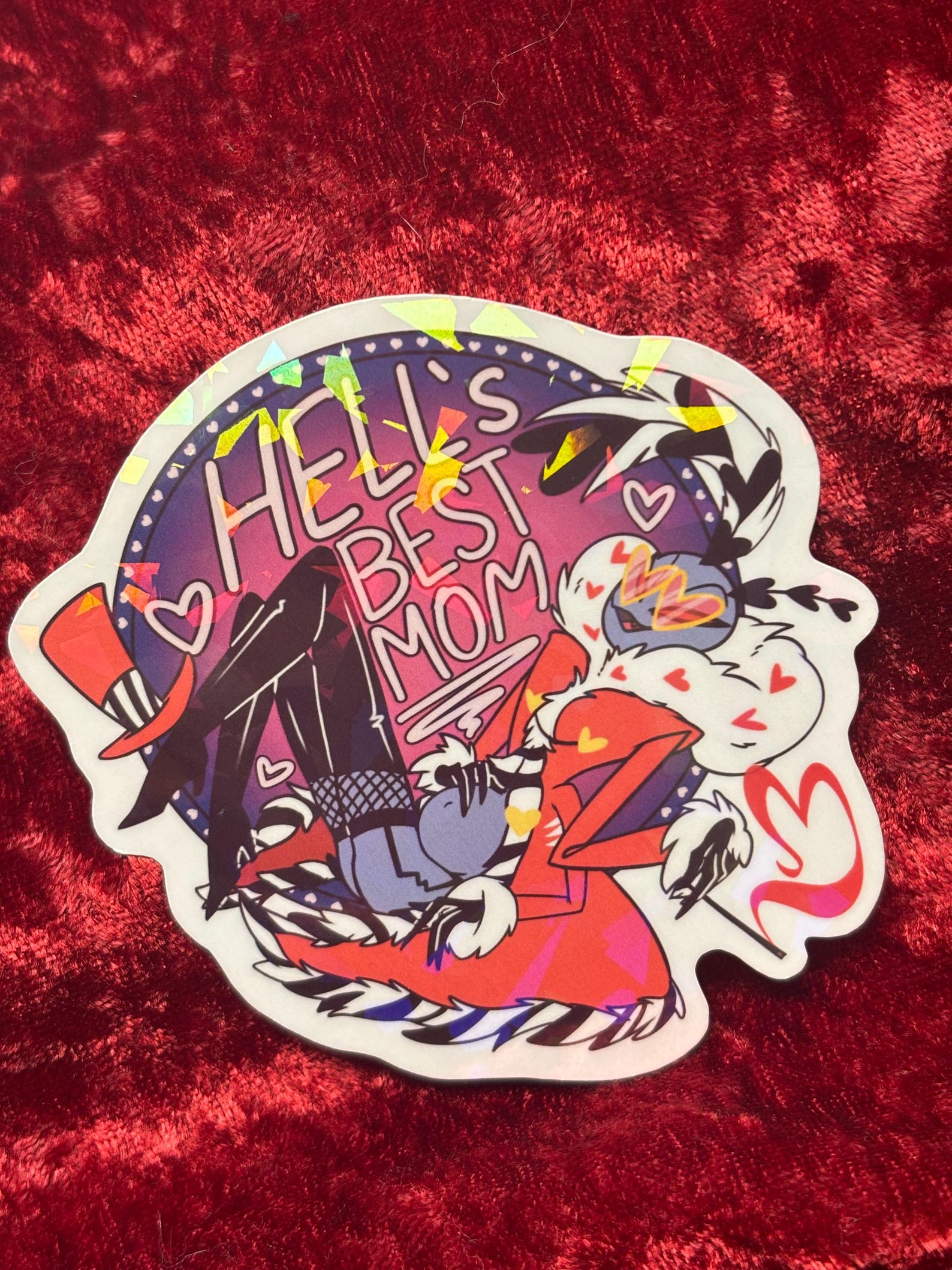 Mpreg Vees Stickers | Hazbin Hotel - Etsy