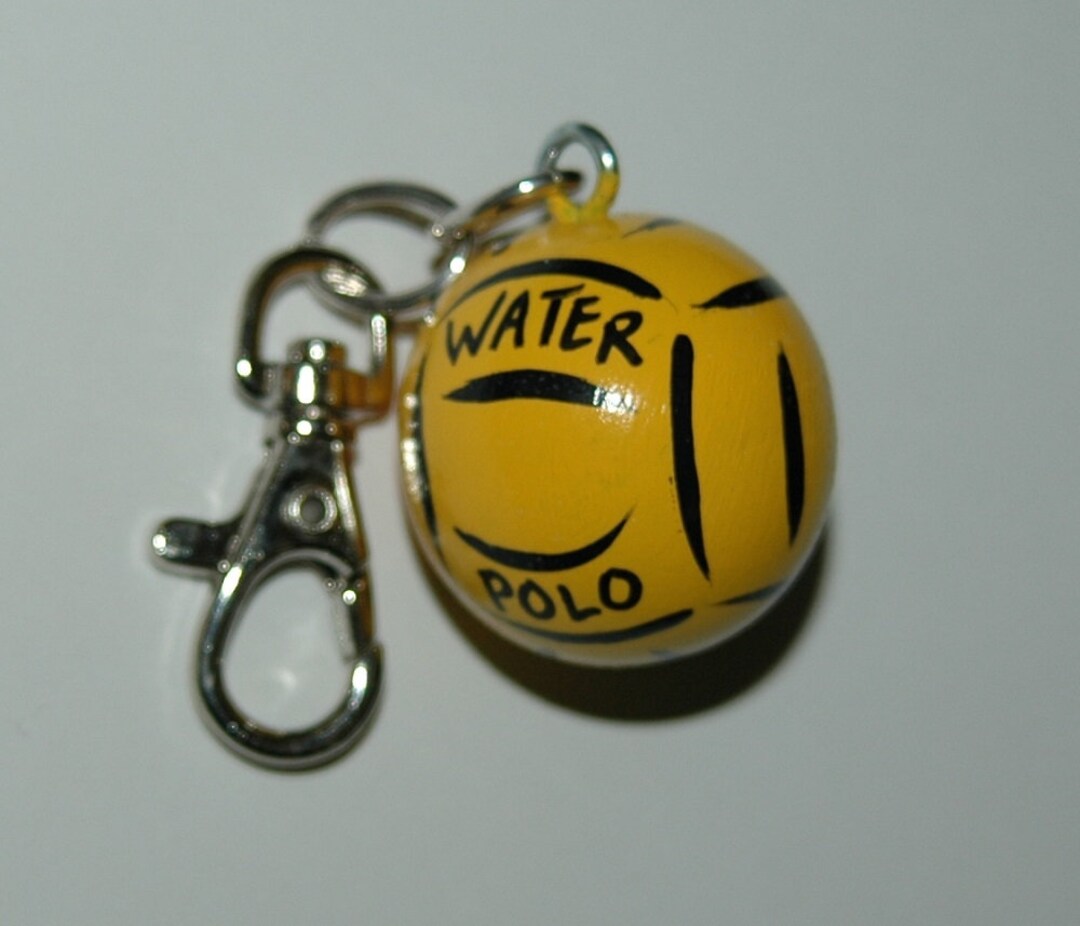 Personalized WATERPOLO Charm for Bag - Backpack - Key Ring - Zipper ...