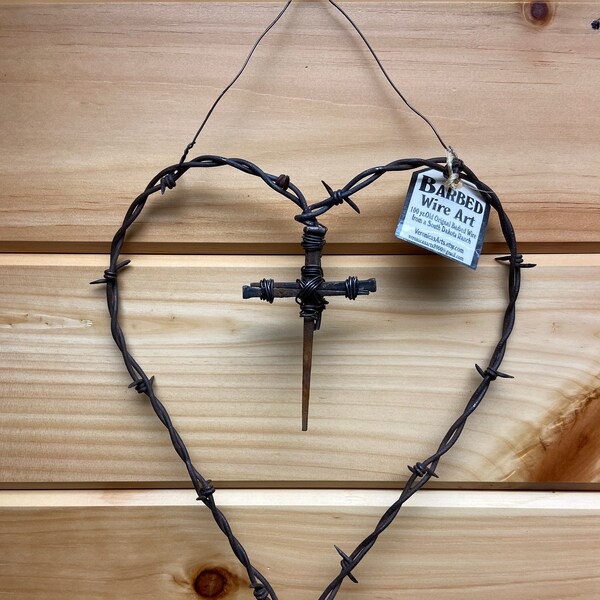 Barbed Wire Art - Etsy