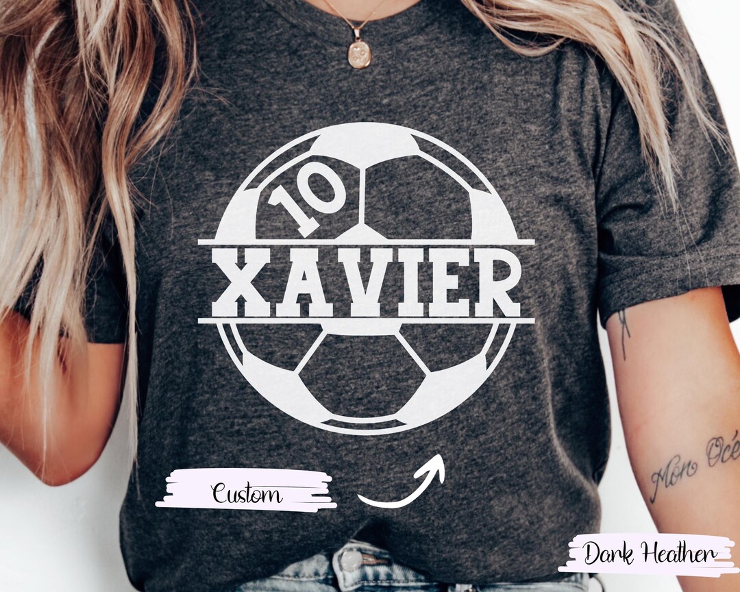 Custom Soccer Shirt, Soccer Graphic Tees, Personalized Soccer T-shirt ...