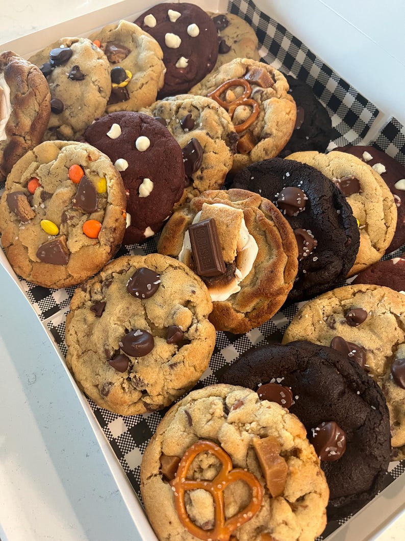 Big Bakery Style Cookies - Variety Box - Etsy