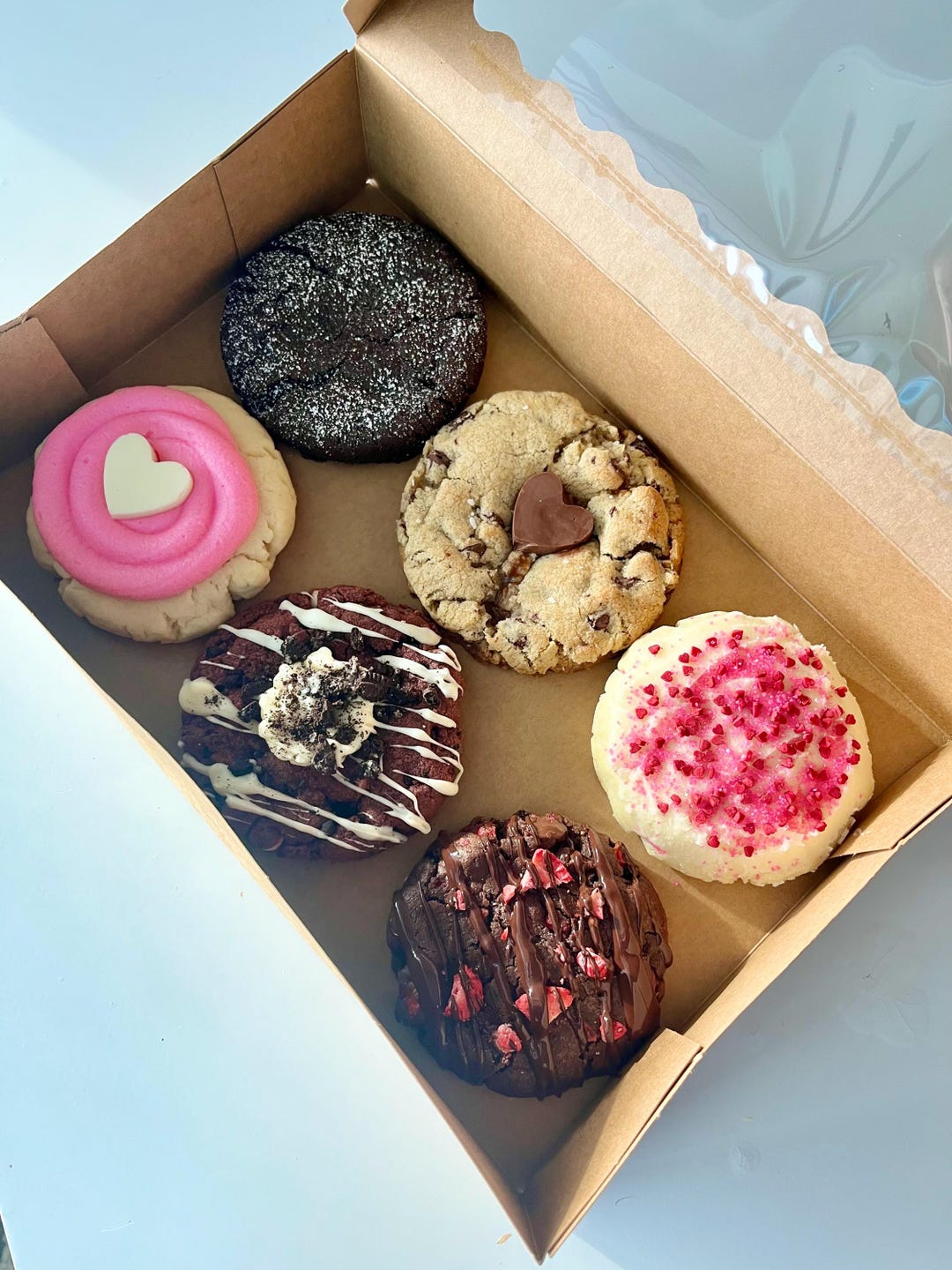 Valentines Day Cookie Box - Etsy