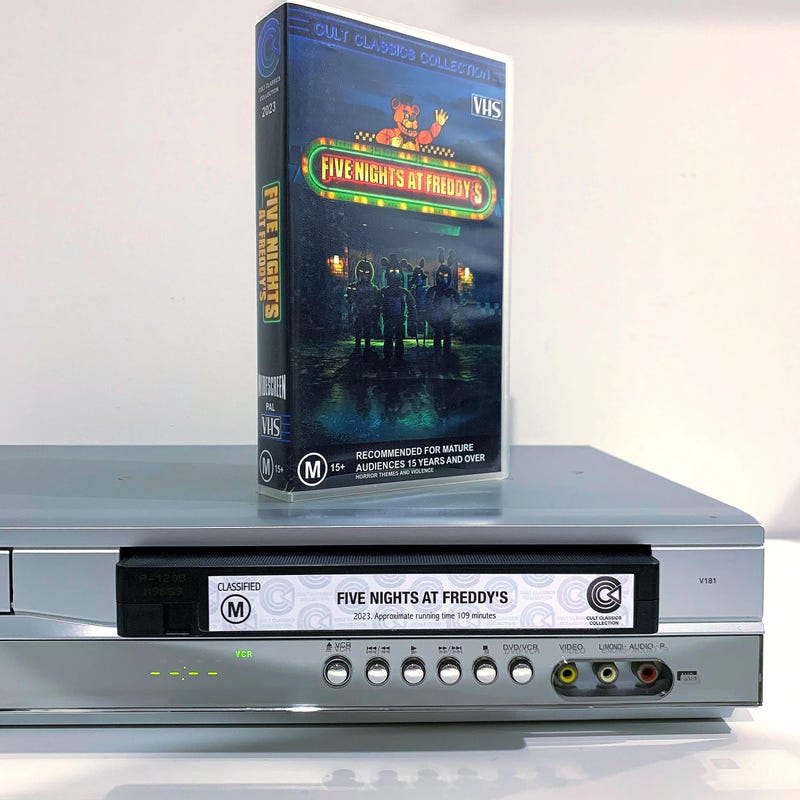 Five Nights at Freddys Vhs - Etsy