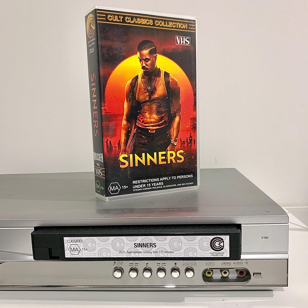 Sinners (2025) Michael B Jordan, Hailee Steinfeld - Australian VHS ...