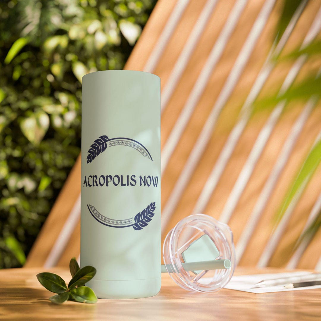 ACROPOLIS NOW LOGO Gobelet fin mat, 20 oz - Etsy France