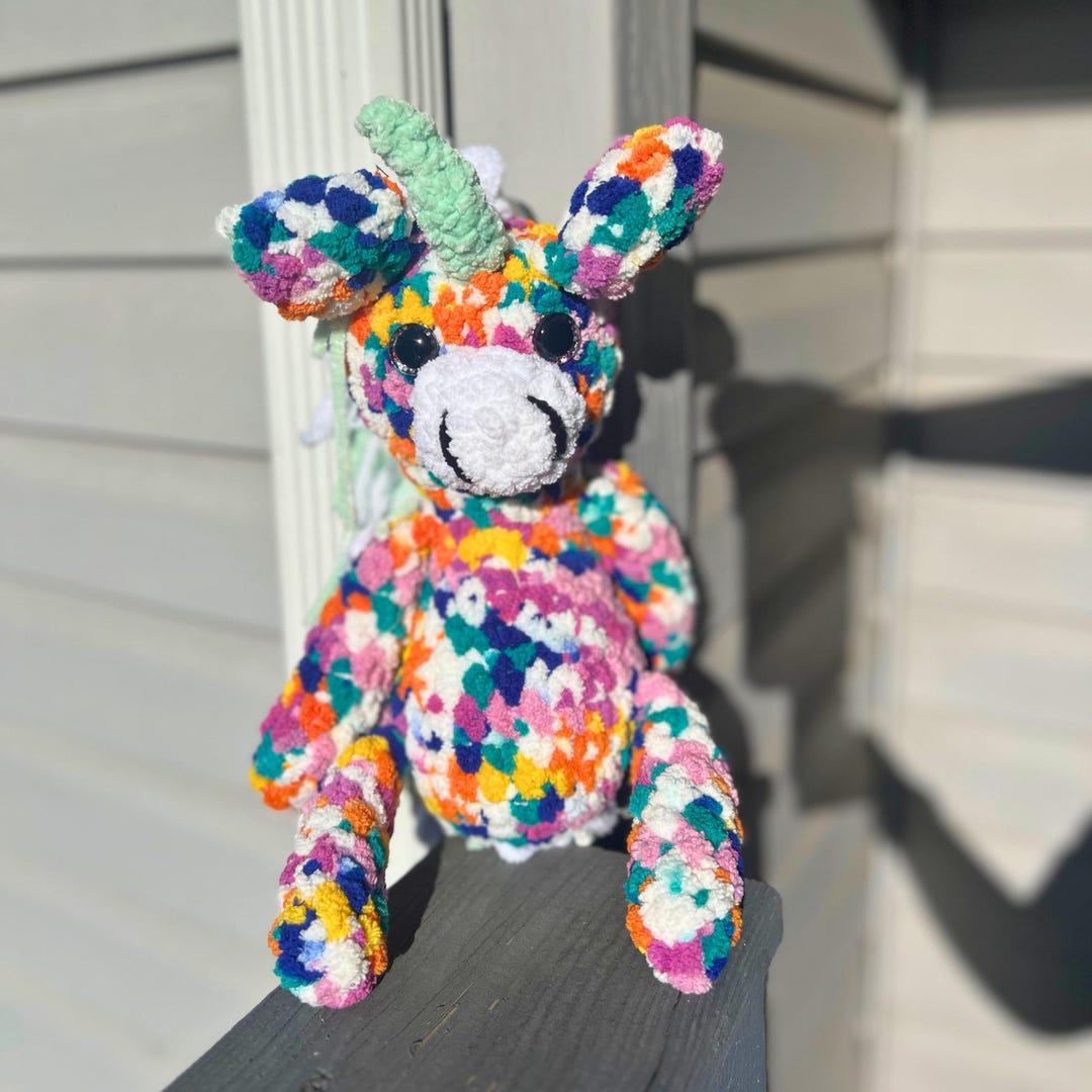 Cassie the Unicorn, Unicorn Plushie, Amigurumi, Handmade Crochet ...