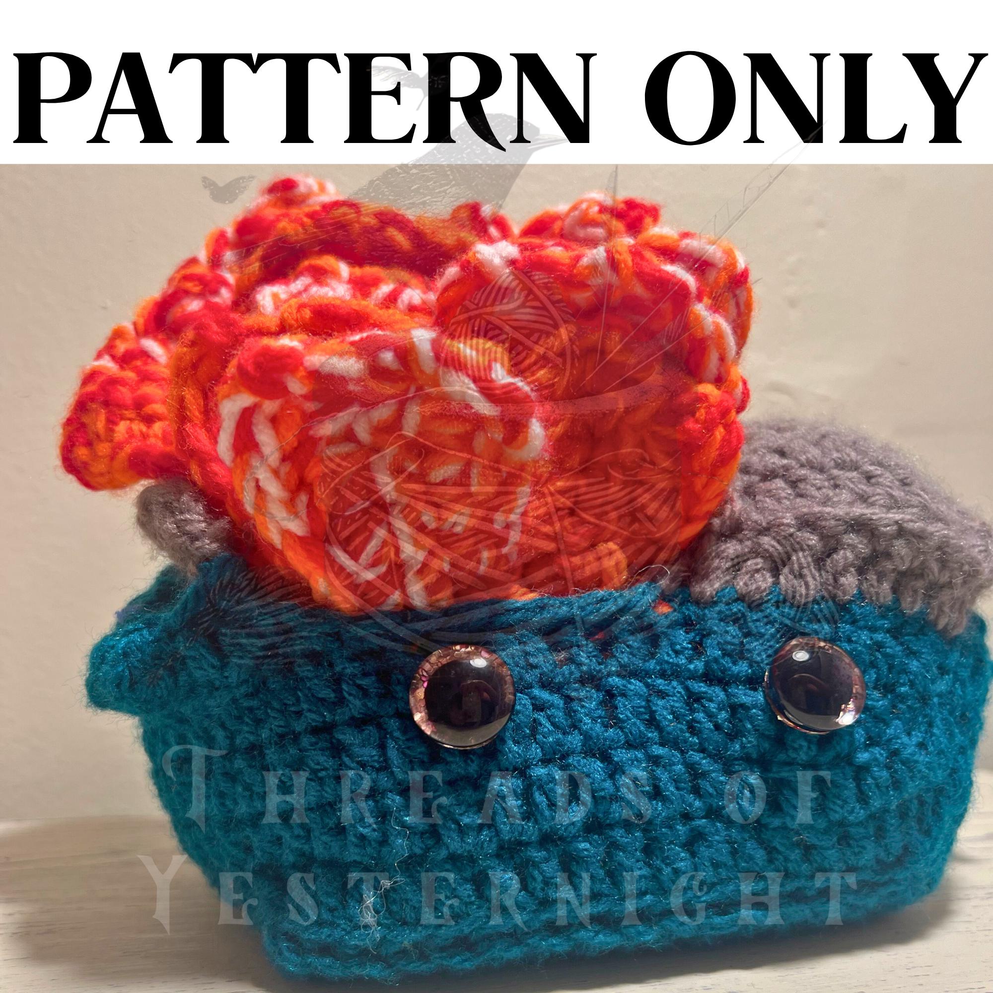 Dumpster Fire Crochet Pattern, Low Sew, Crochet Amigurumi Pattern ...