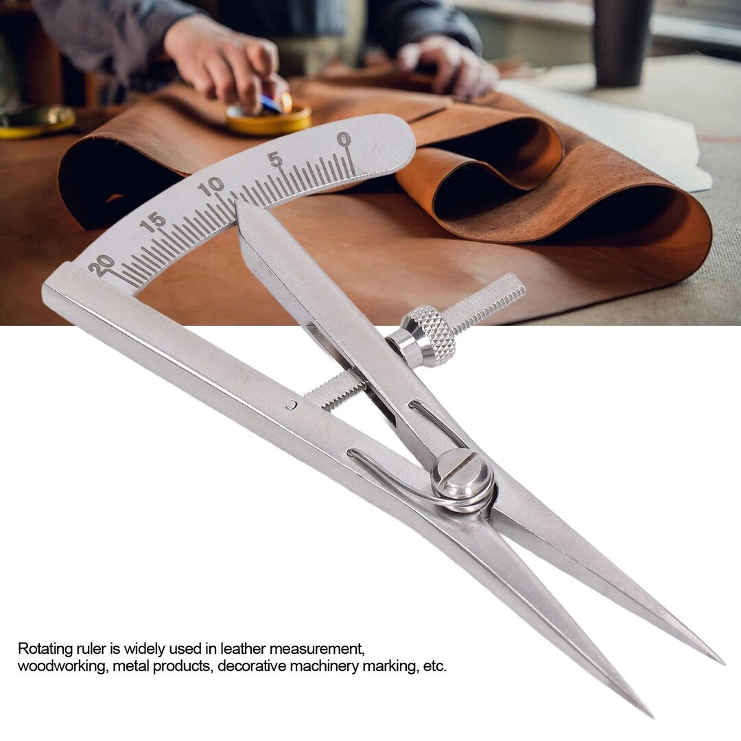 Leather Marking Tool Gauge Hand Made Leather Art Stainless Steel ...