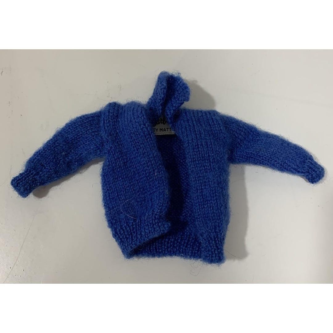 Vintage Barbie #957 Knitting Pretty BLUE KNIT SWEATER 1962 Fashion ...
