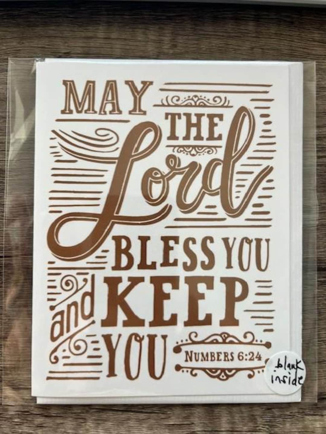 May the Face of the Lord Shine Upon You Notecard With Envelope 1 Count ...