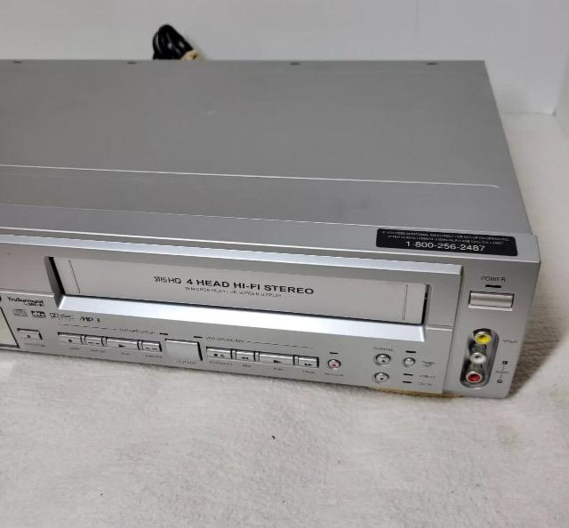 Emerson EWD2202 Dvd Vcr Combo 4 Head Stereo Video Cassette Recorder DVD ...