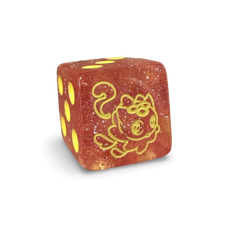 Mulcharmy Dice Glitter Fuwalos Purulia Meowls Yugioh Set Cute - Etsy