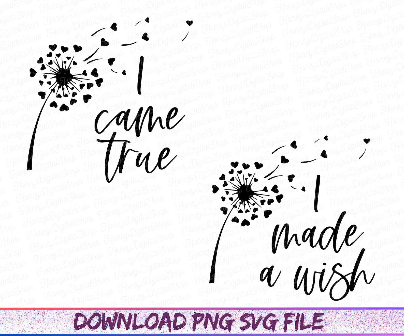 I Made A Wish and I Came True SVG Mommy and Me Shirt Mama and Mini ...