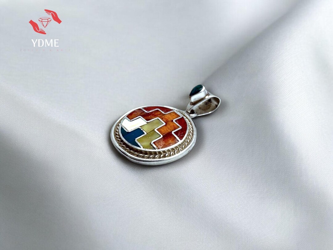 Inca Calendar Charm Peru Pendant - Etsy