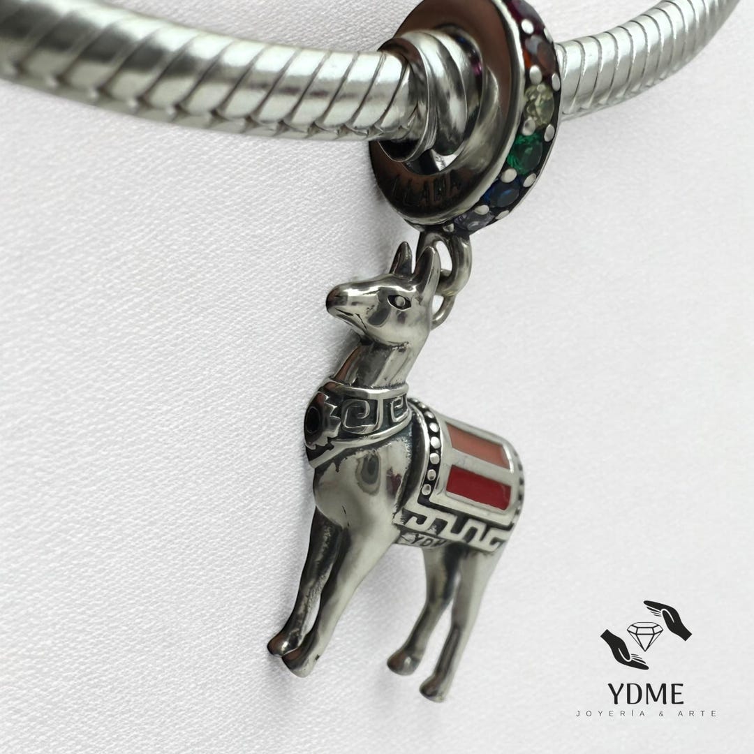 Chakana Llama Charm Silver Llama Pendant Inca Peruvian Pendant - Etsy