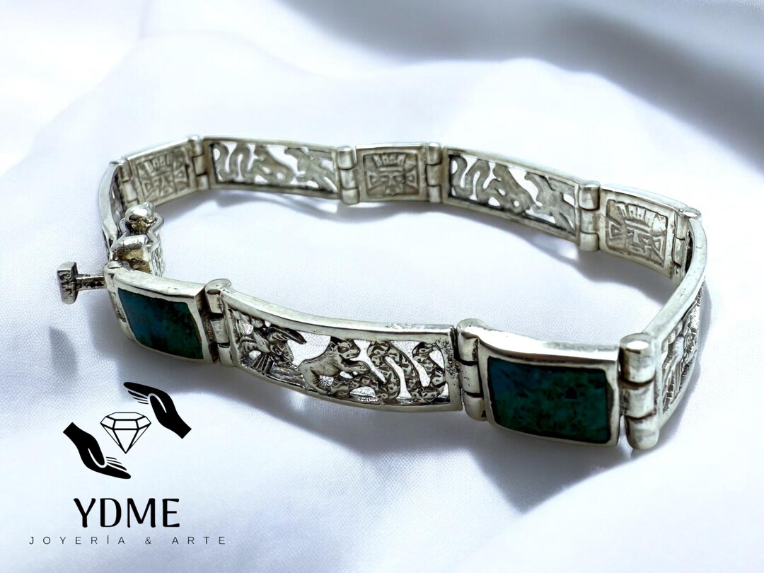 Inca Bracelet Inca Trilogy Jewelry Peru Silver 950 - Etsy UK