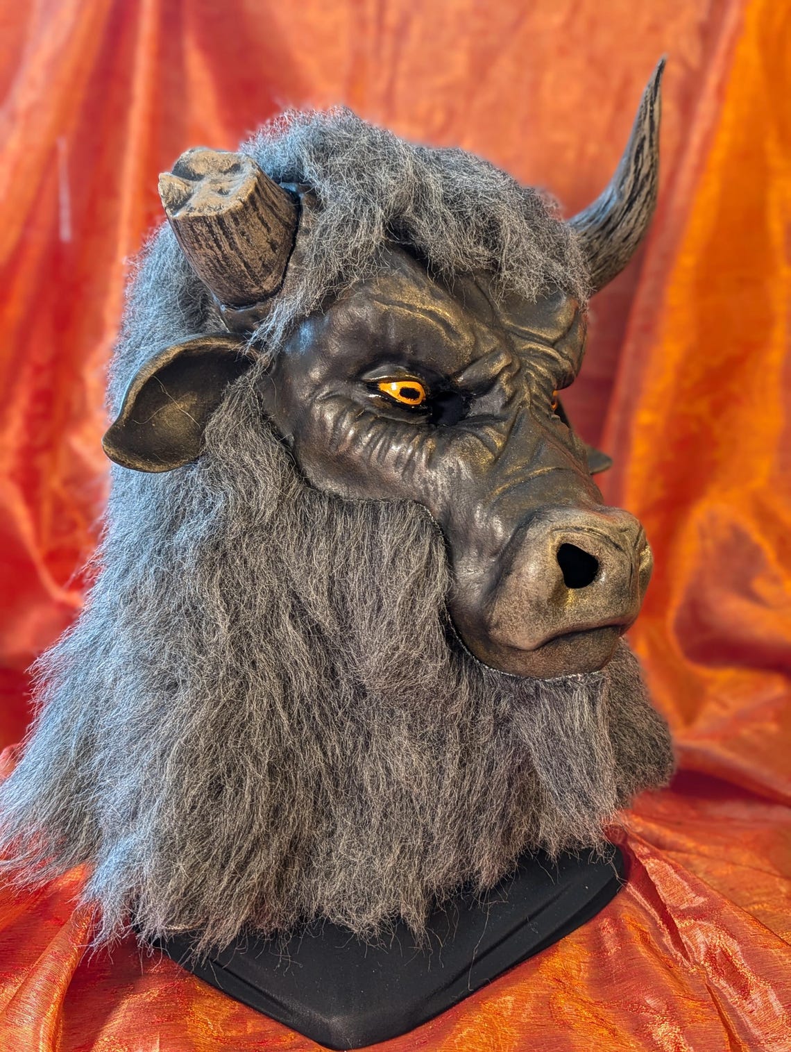 Handmade 3D Printed Minotaur Mask for Cosplay & Halloween Impressive ...